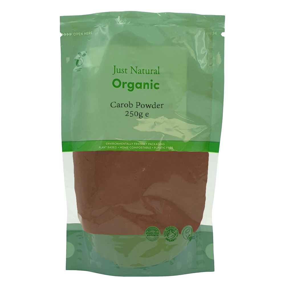 Just Natural Organic Organic Carob Powder 250g – Health Plus Living