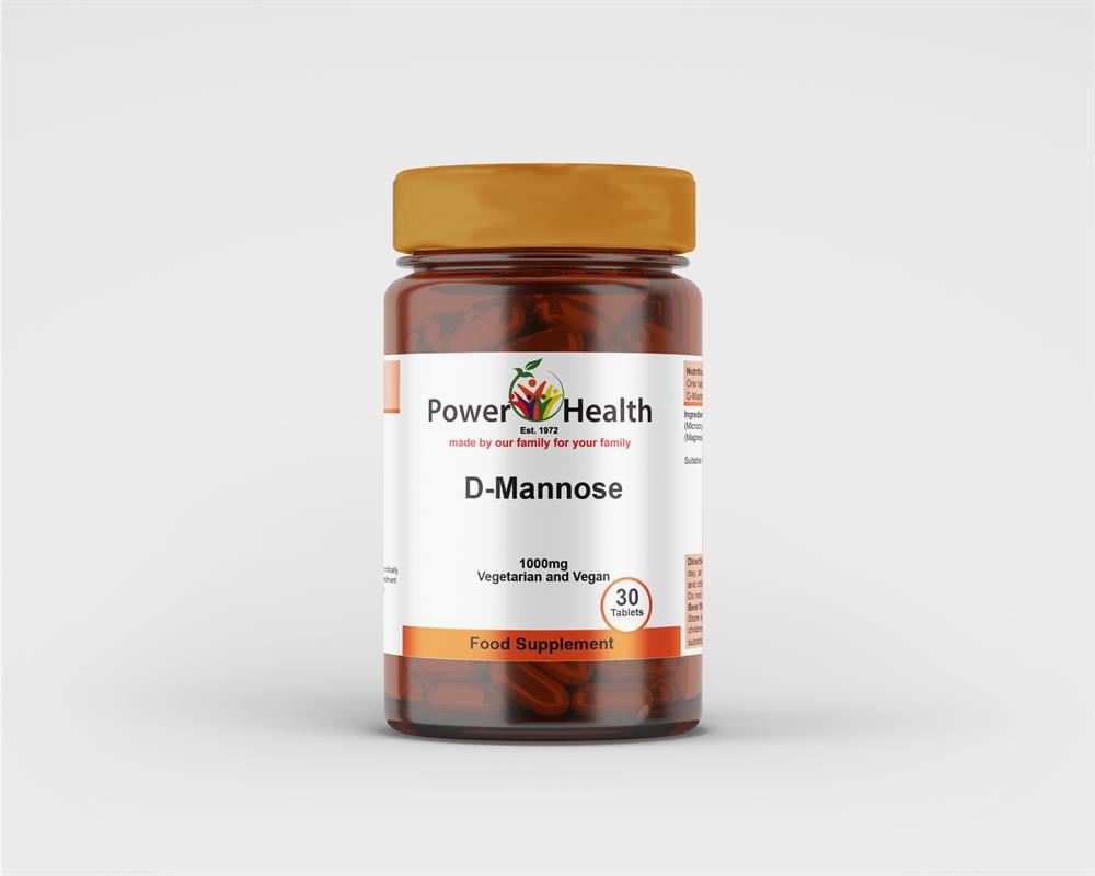Power Health D Mannose 1000mg 30 tablets – Health Plus Living
