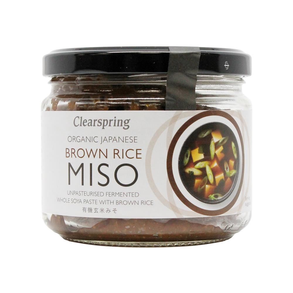 Clearspring Organic Brown Rice Miso Jar 300g – Health Plus Living