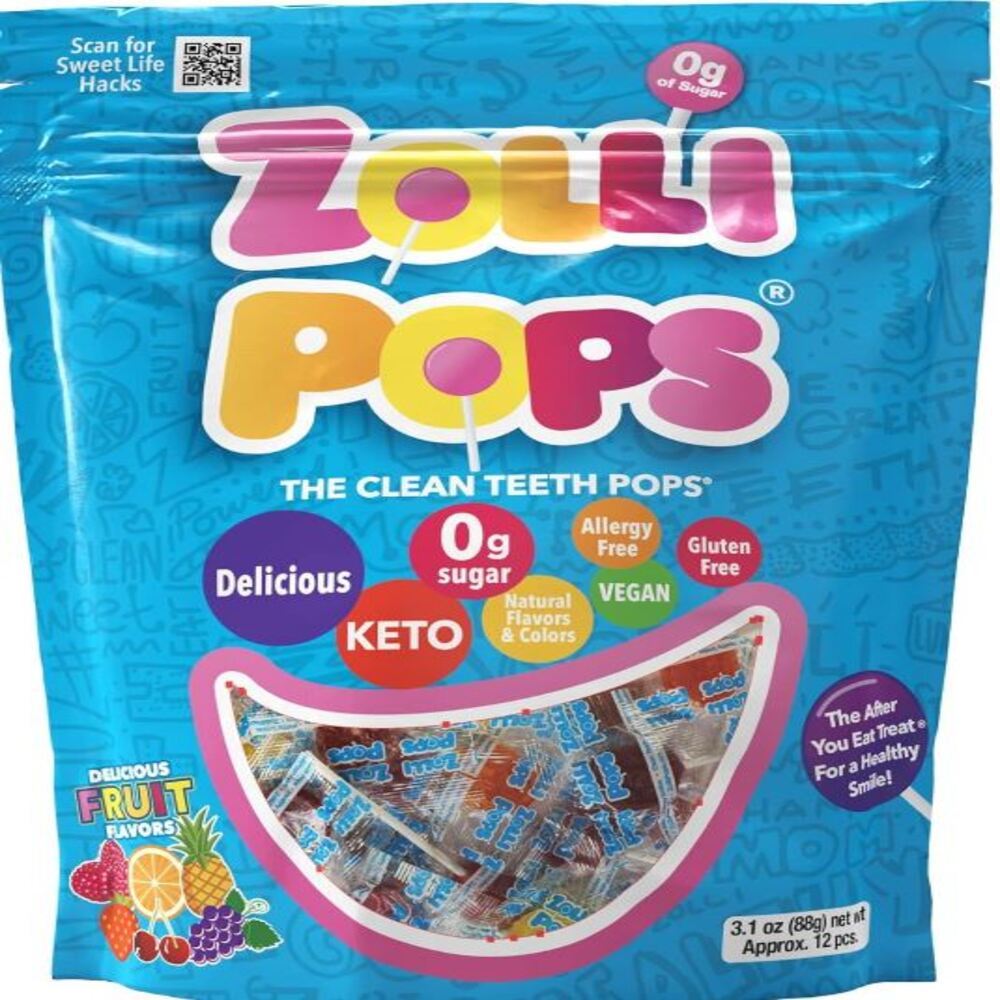 Zolli Pops Variety Fruit Sugar Free Lollipops 80g – Health Plus Living