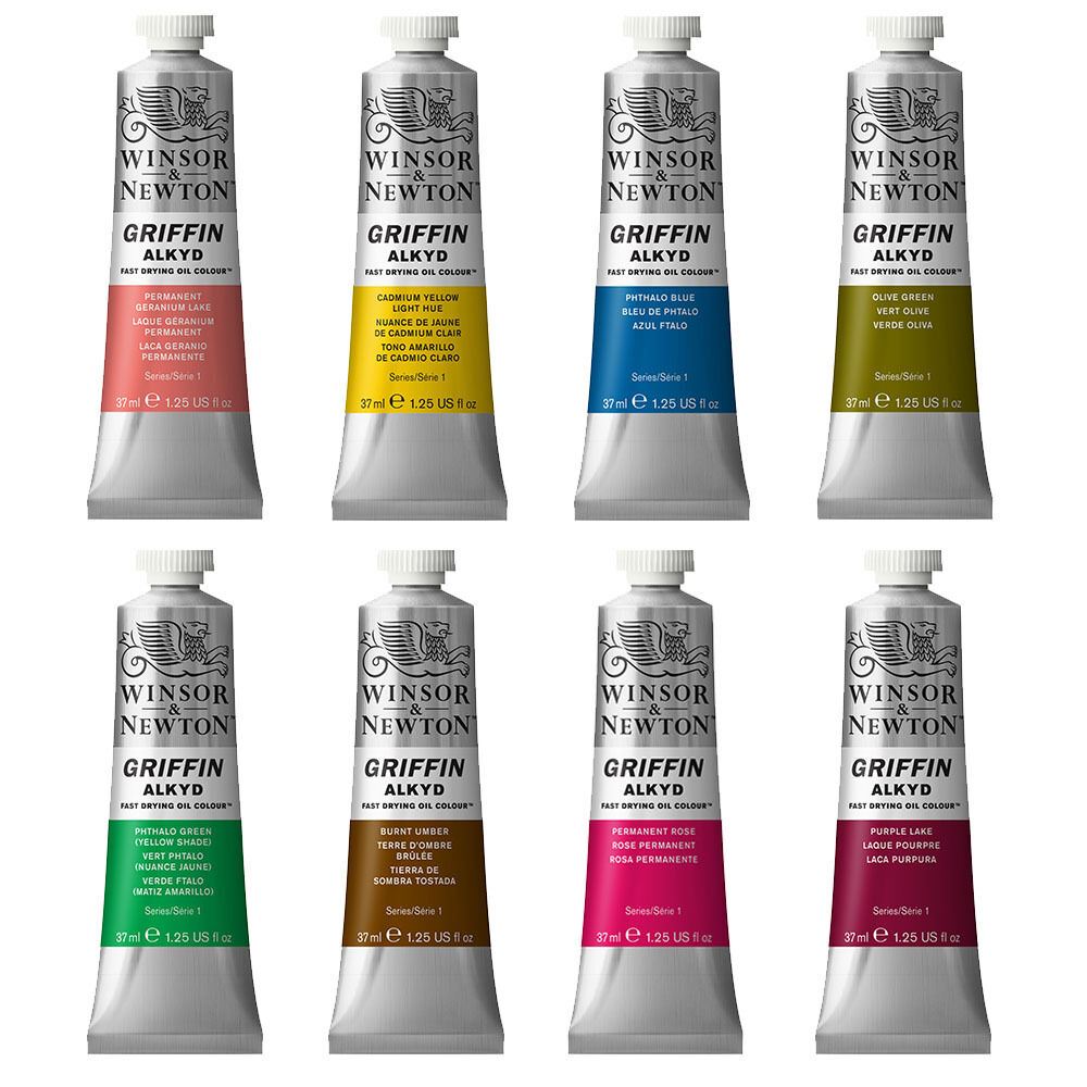Winsor & Newton Griffin Alkyd Oil Colour - All Colours - 37ml – Health ...