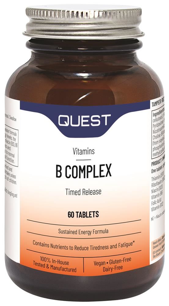 Quest B Complex(timed Release) 60 Tablets – Health Plus Living