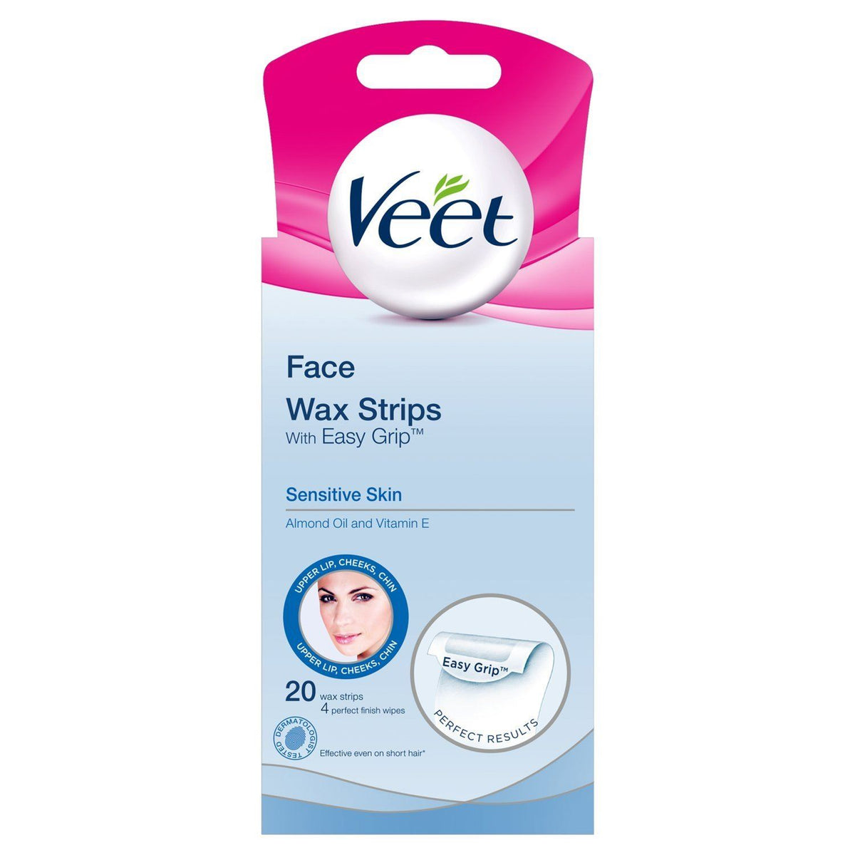 Veet Face Wax Strips Sensitive Skin - Pack of 20 – Health Plus Living