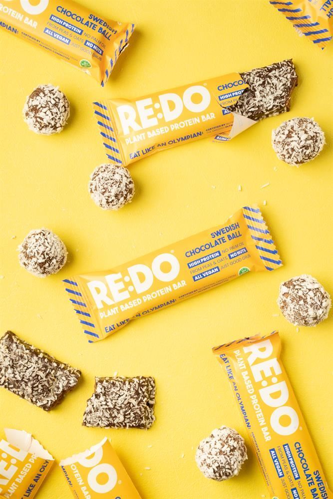 REDO RE:DO RE:DO Plant Based High Protein Mocha Latte Bar 60g - 18 Pac ...