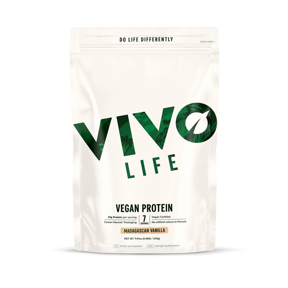 Vivo Life Vegan Protein Vanilla 210g – Health Plus Living