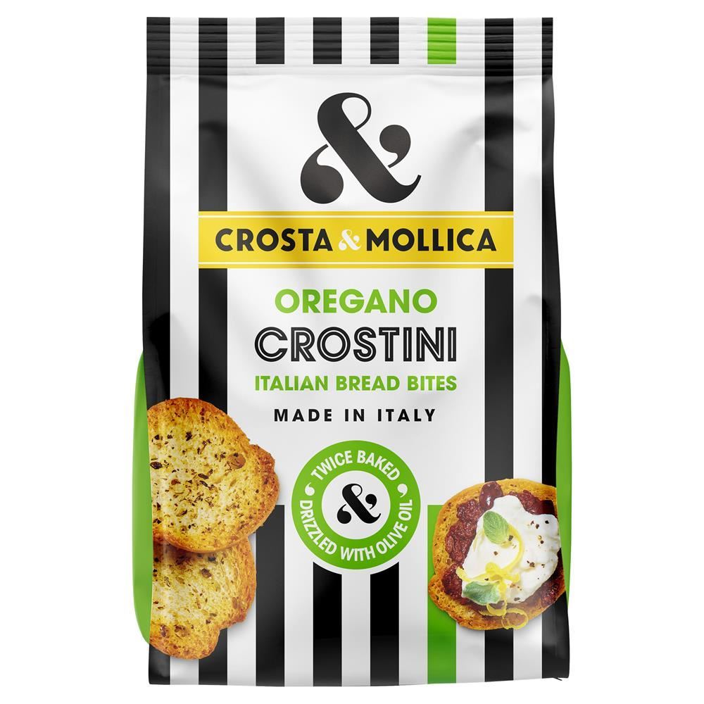 Crosta Mollica Crosta & Mollica Crostini Oregano 150g - 10 Pack ...