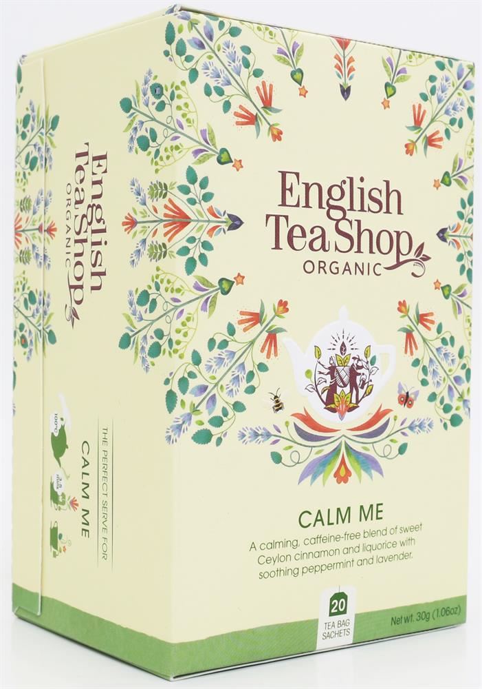English Tea Shop Calm Me Tea - 20 Tea Bag Sachets – Health Plus Living