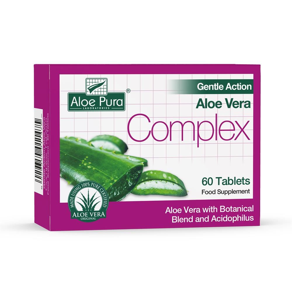 Aloe Pura Aloe Vera Gentle Action Complex 60 Tablets – Health Plus Living