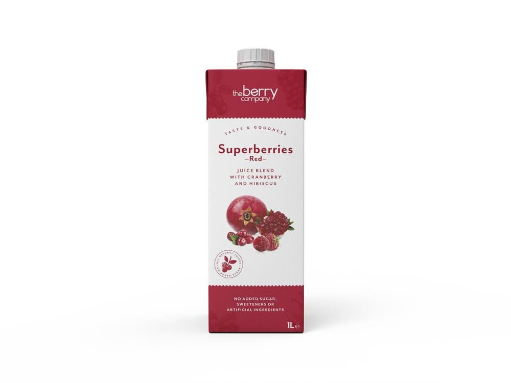 The Berry Company Superberries Red Juice 1L – Health Plus Living