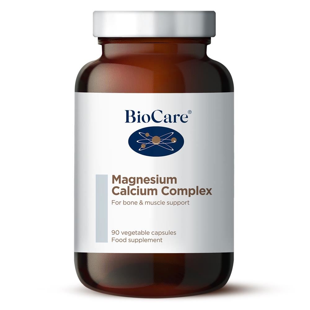 Biocare Magnesium Calcium Complex 90 capsules – Health Plus Living