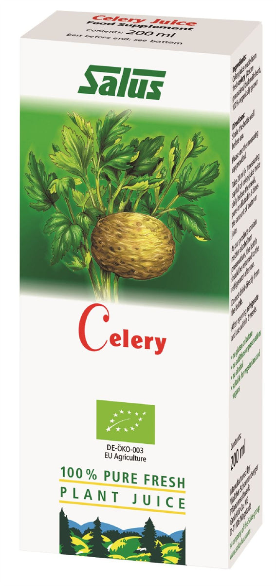 Salus Celery Organic Fresh Plant Juice 200ml – Health Plus Living