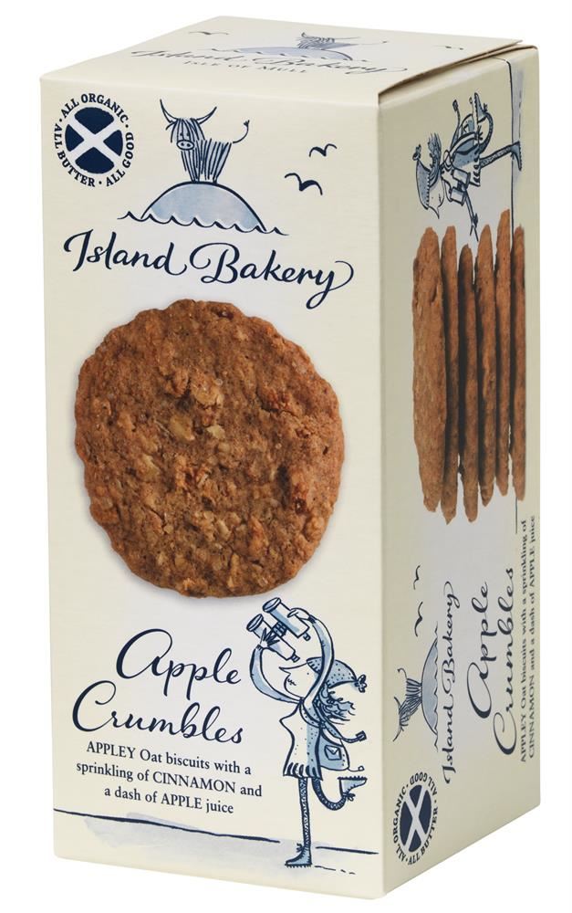 Island Bakery Organic Apple Crumble Biscuits 133g – Health Plus Living
