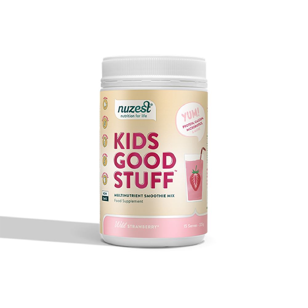 Nuzest Kids Good Stuff Wild Strawberry 225g – Health Plus Living