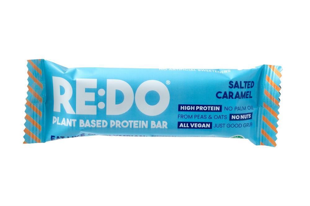 REDO RE:DO Plant Based High Protein Salted Caramel Bar 60g - 18 Pack ...