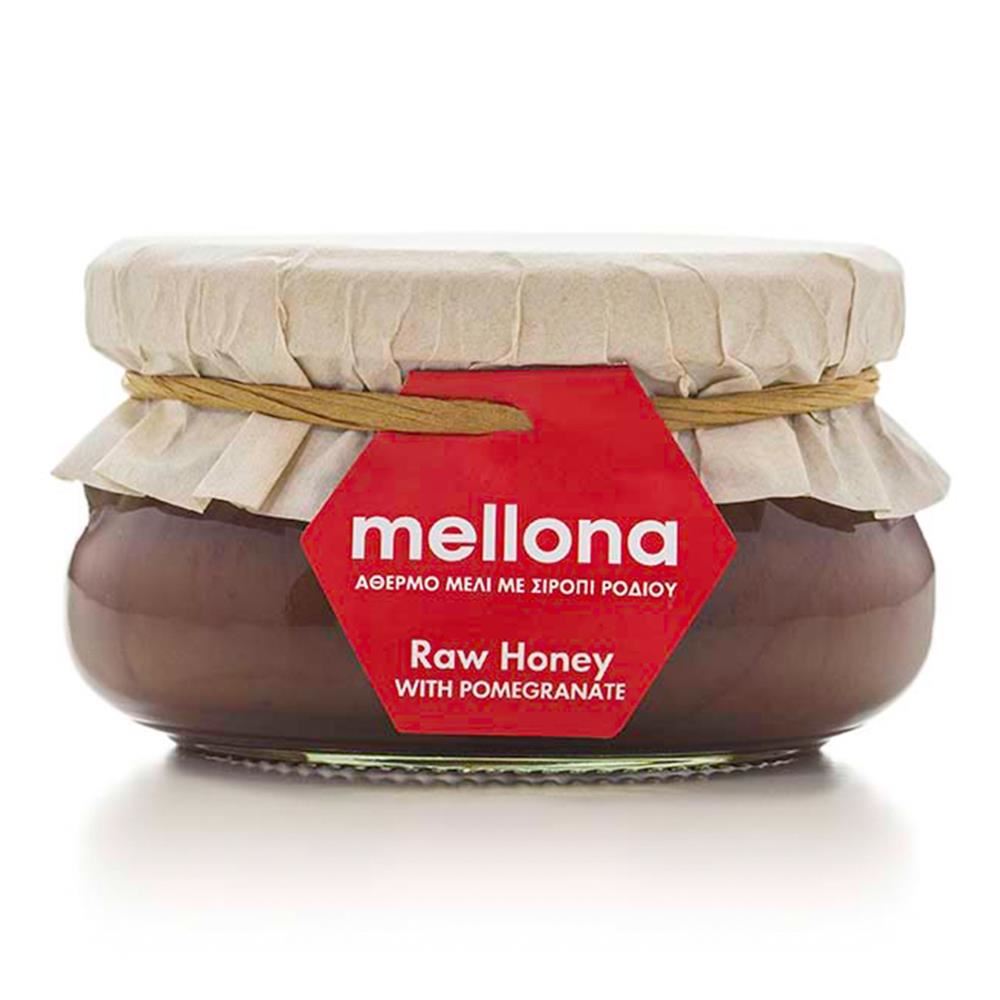 Mellona Cypriot Raw Honey with Pomegranate Syrup 250g – Health Plus Living