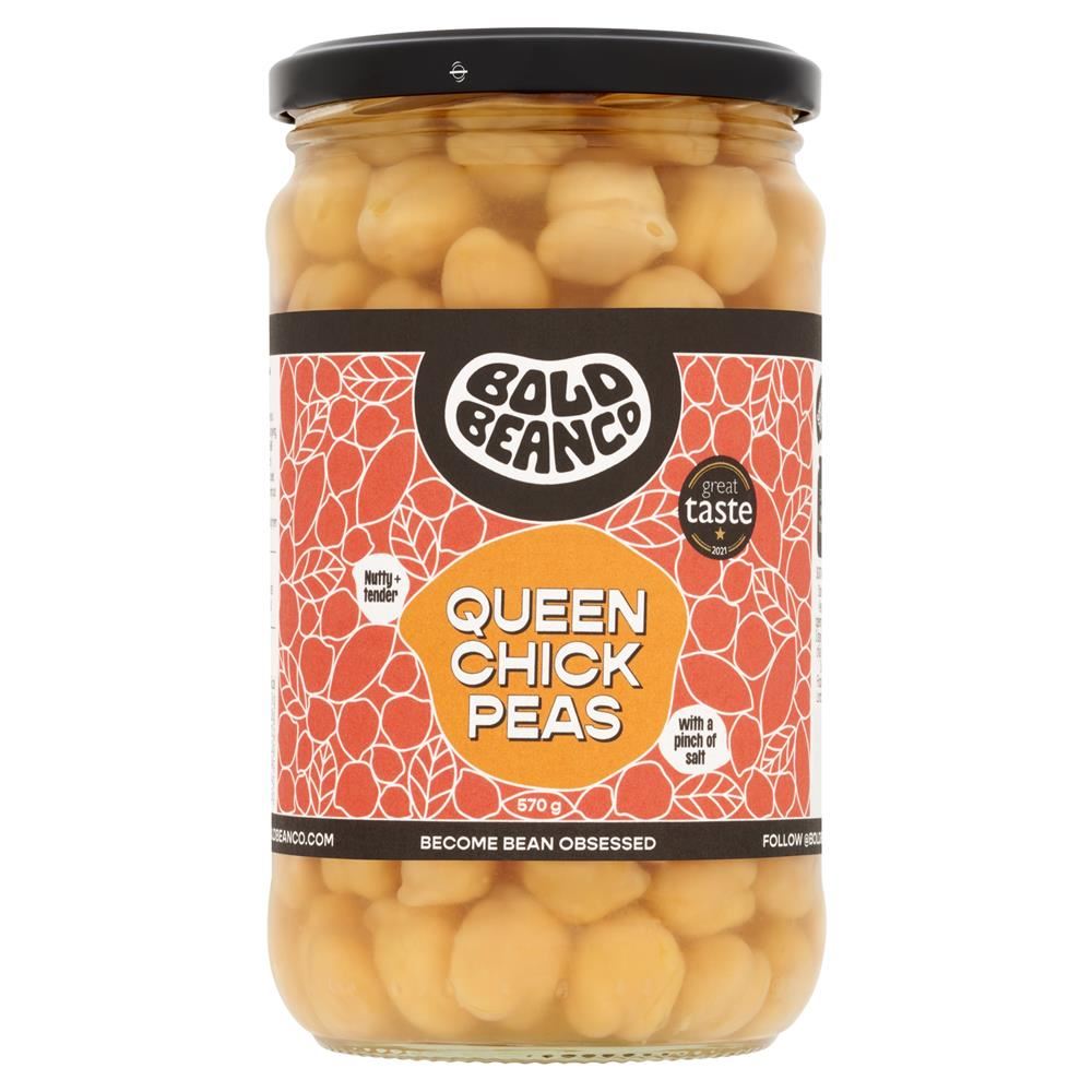Bold Bean Co Queen Chickpeas 570g – Health Plus Living