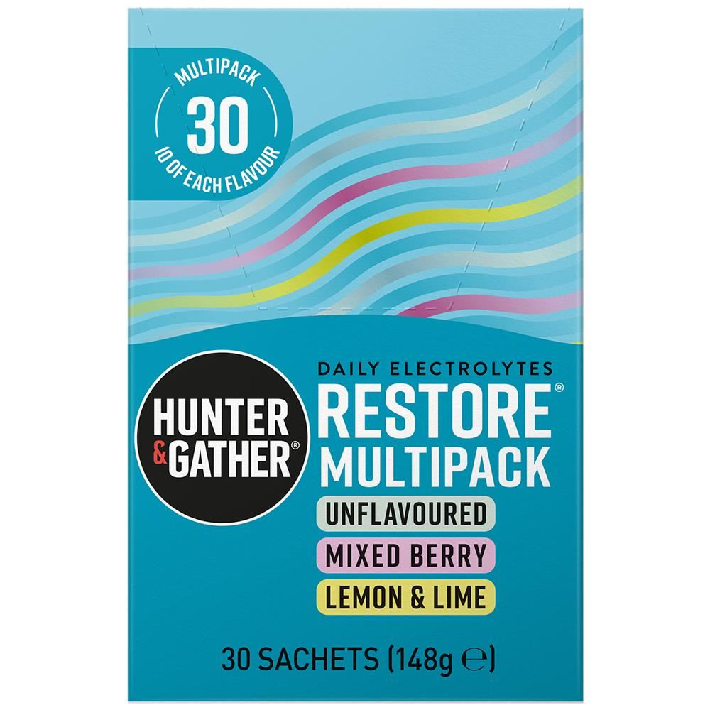 Hunter and Gather Restore Multipack Electrolyte Sachets 30 per pack 14 ...