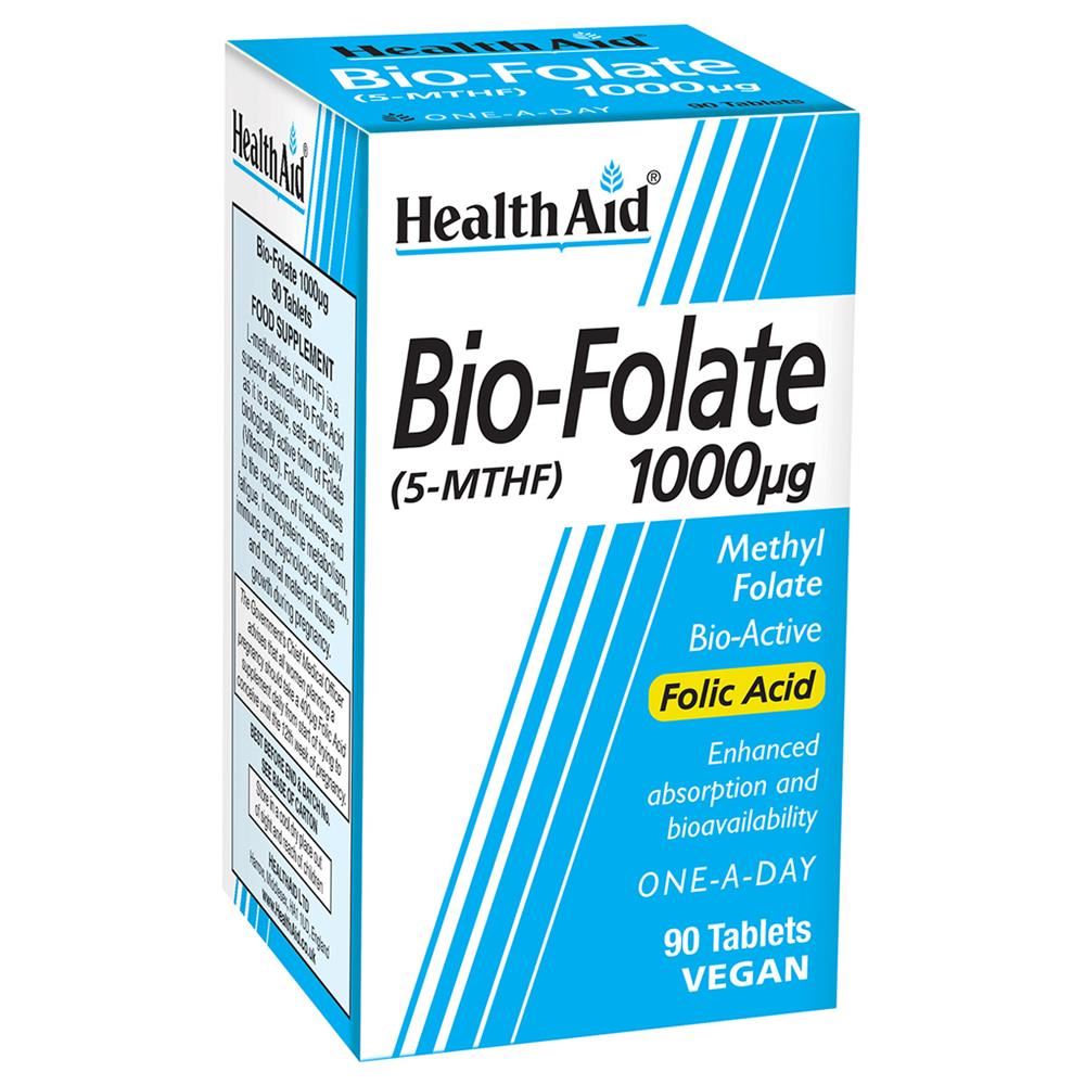 HealthAid Bio-Folate 90 Tablets – Health Plus Living