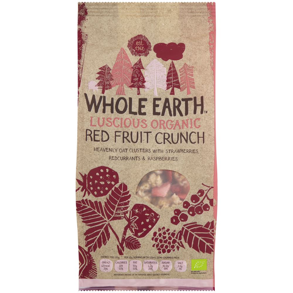 Whole Earth Organic Red Fruit Crunch 450g – Health Plus Living