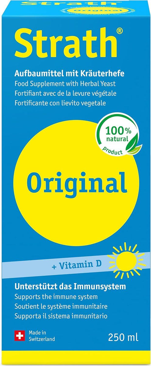 Bio-Strath Elixir Original Liquid Herbal Tonic Plus Vitamin D - 250ml ...