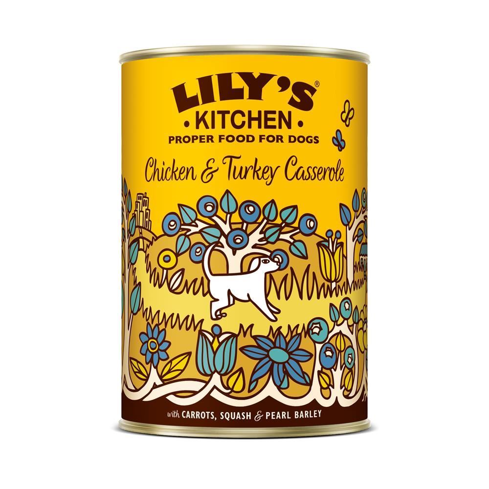 Lilys Kitchen Chicken and Turkey Casserole 400g - 6 Pack – Health Plus ...