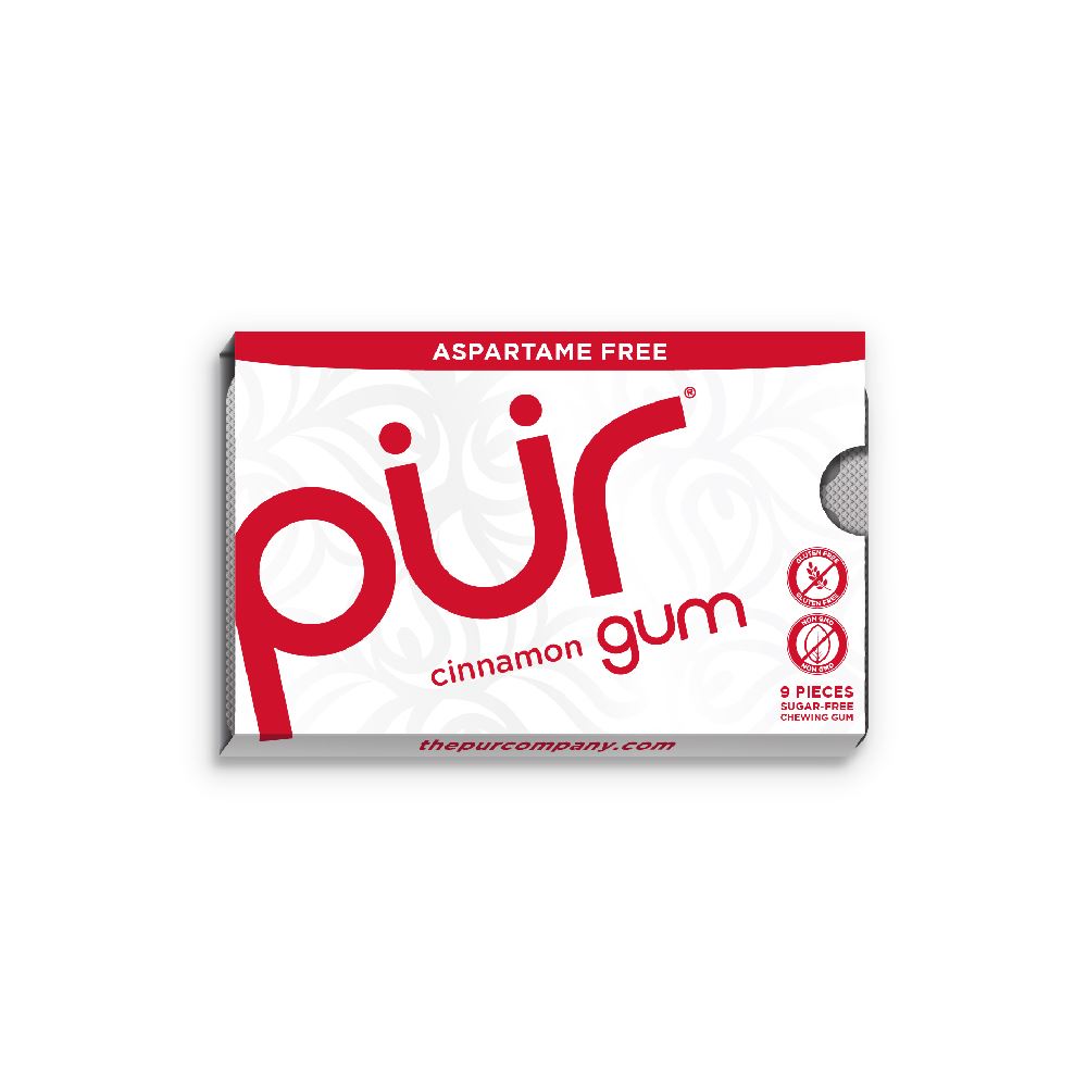 Pur Gum ASPARTAME FREE - PUR Gum Cinnamon Blister - 9 Pieces – Health ...