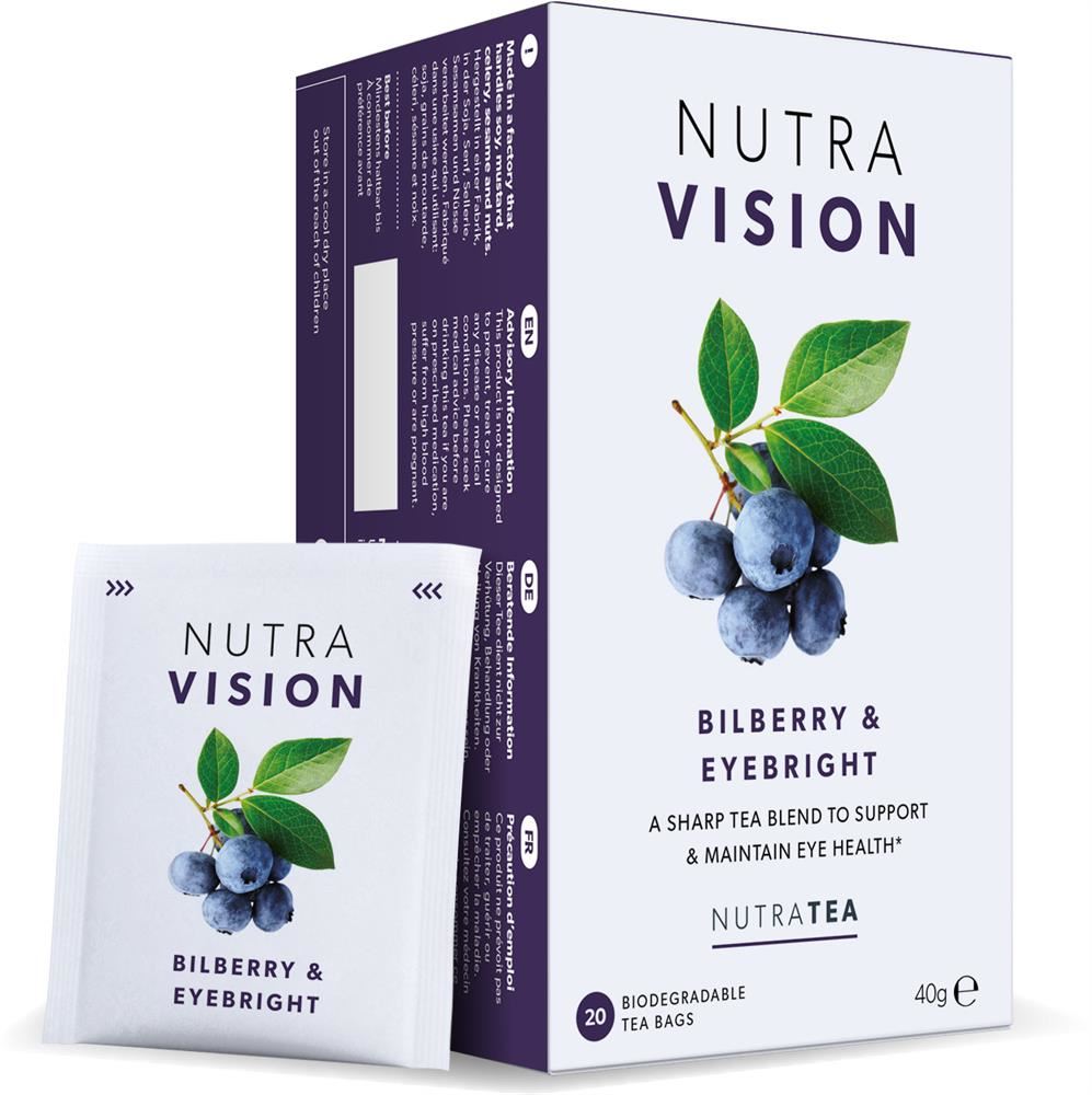 Nutratea Nutra Vision Tea 20 Herbal Tea Bags – Health Plus Living