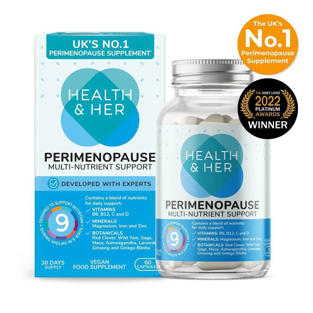 Health & Her Perimenopause Multi Nutrient Supplement 60 Capsules ...