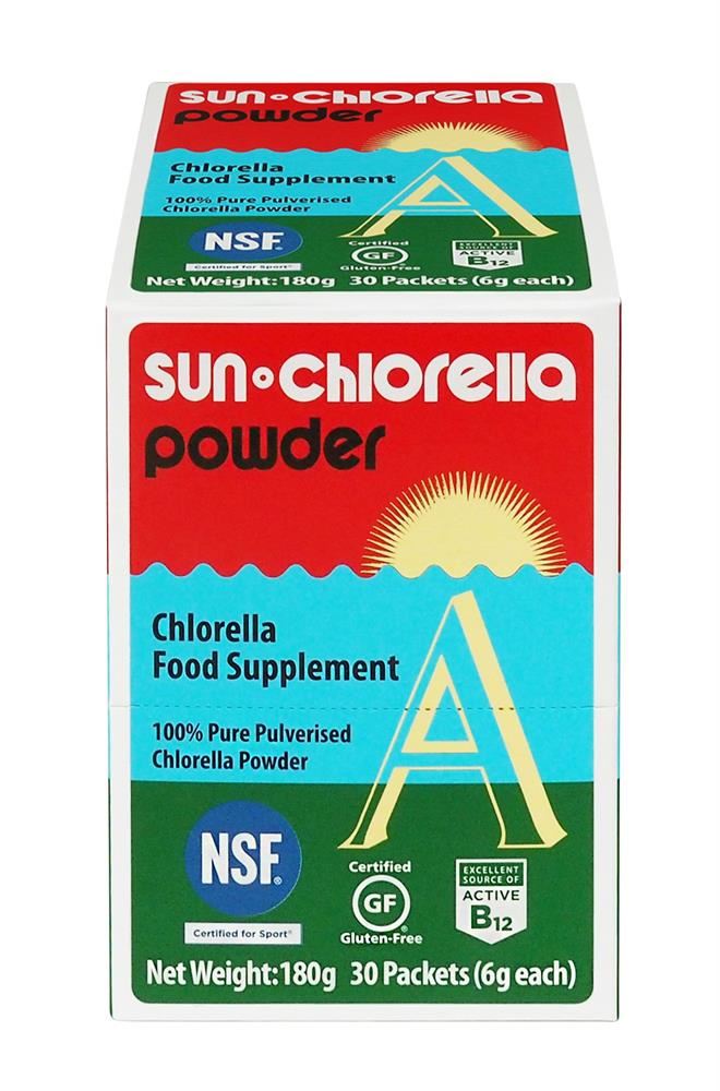 Sun Chlorella A Powder -box of 30 x 6g sachets – Health Plus Living