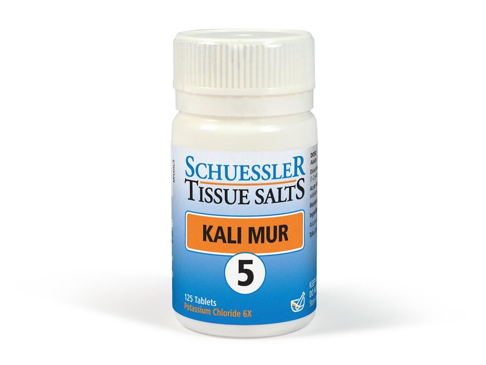 Schuessler No 5 Kali Mur Tissue Salts 125 Tablets – Health Plus Living