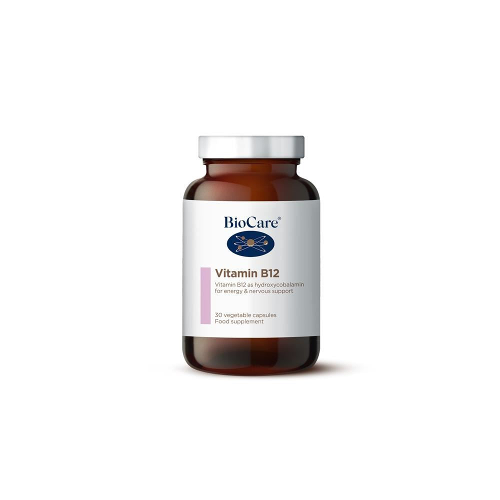 Biocare Vitamin B12 Capsules 30 capsules – Health Plus Living