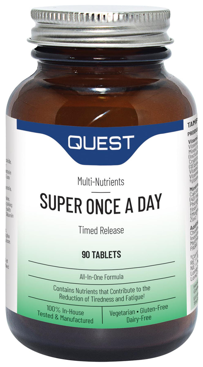 Quest Super Once A Day Timed Release Multivitamin - 90 Tablets – Health ...