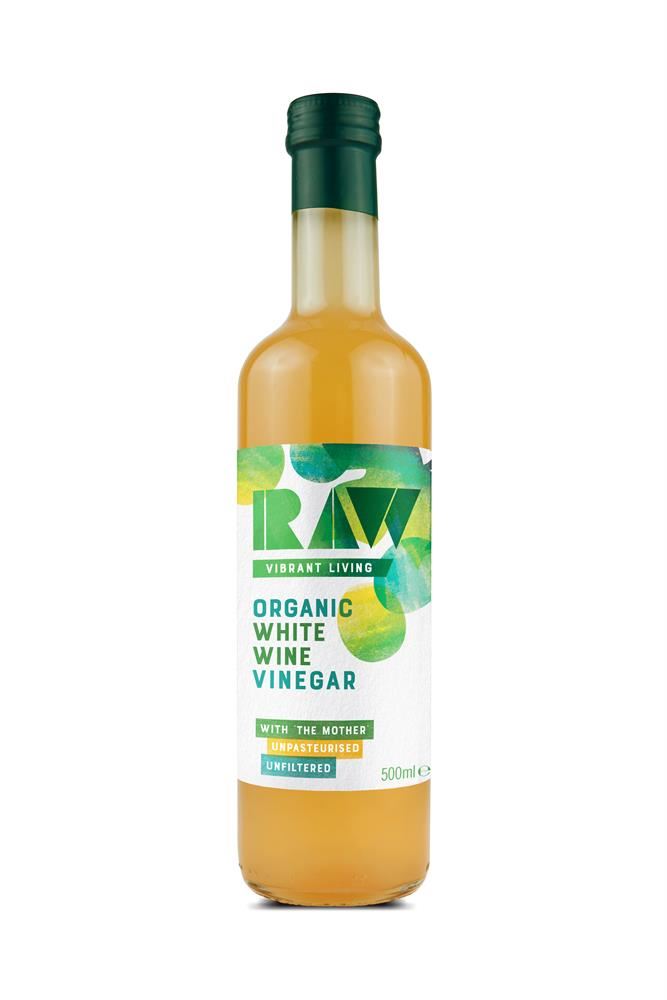 Raw Health White Wine Vinegar with the Mother Organic 500ml – Health ...