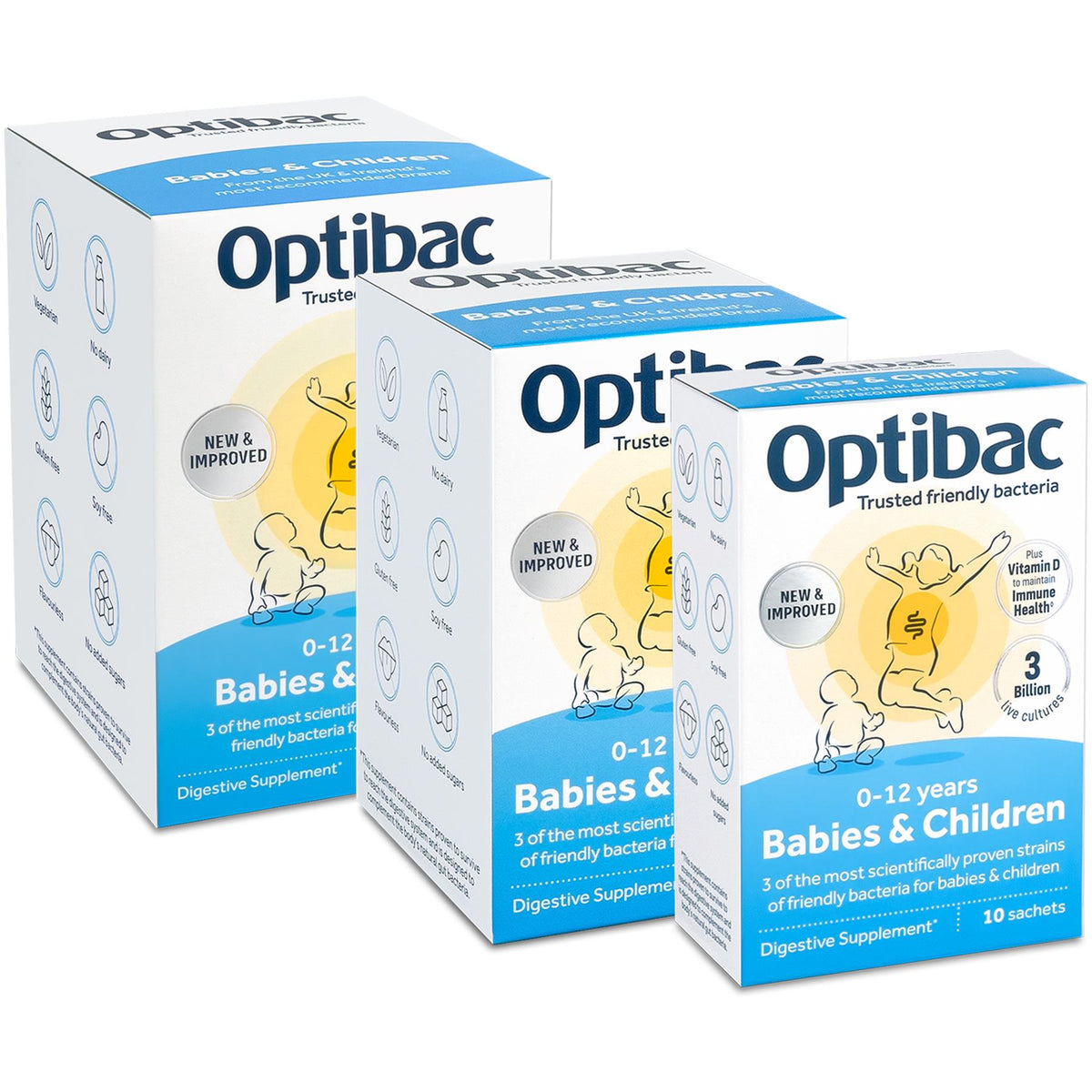 OptiBac Probiotics For Babies & Children 10 - 90 Sachets – Health Plus ...