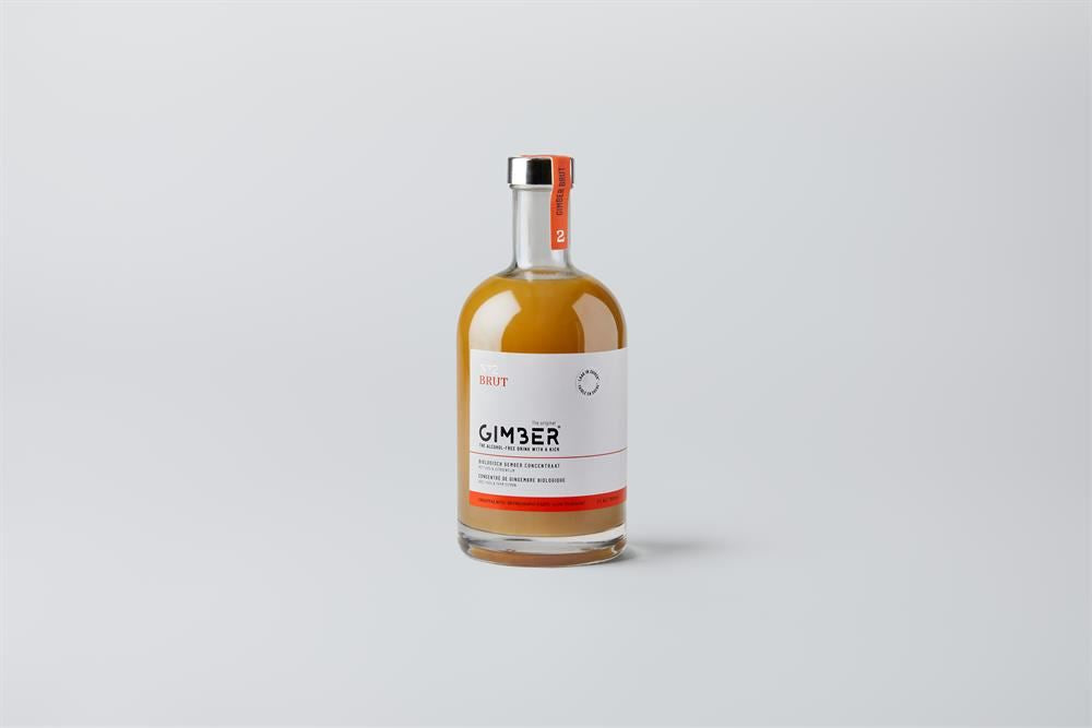 Gimber Organic No2 Brut Extra Strong Ginger Alcohol Free Drink 700ml ...