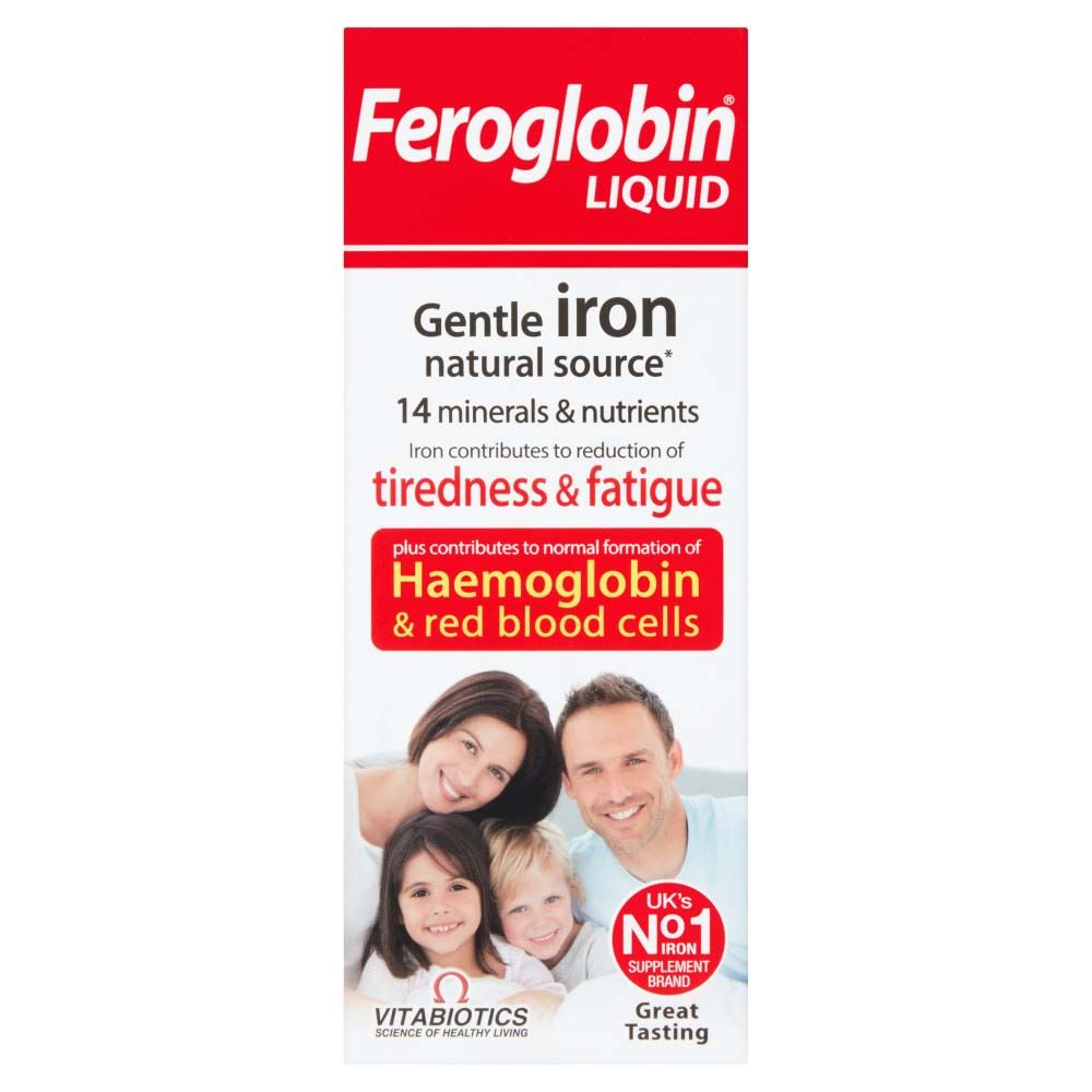 Vitabiotics Feroglobin Liquid - 200ml – Health Plus Living