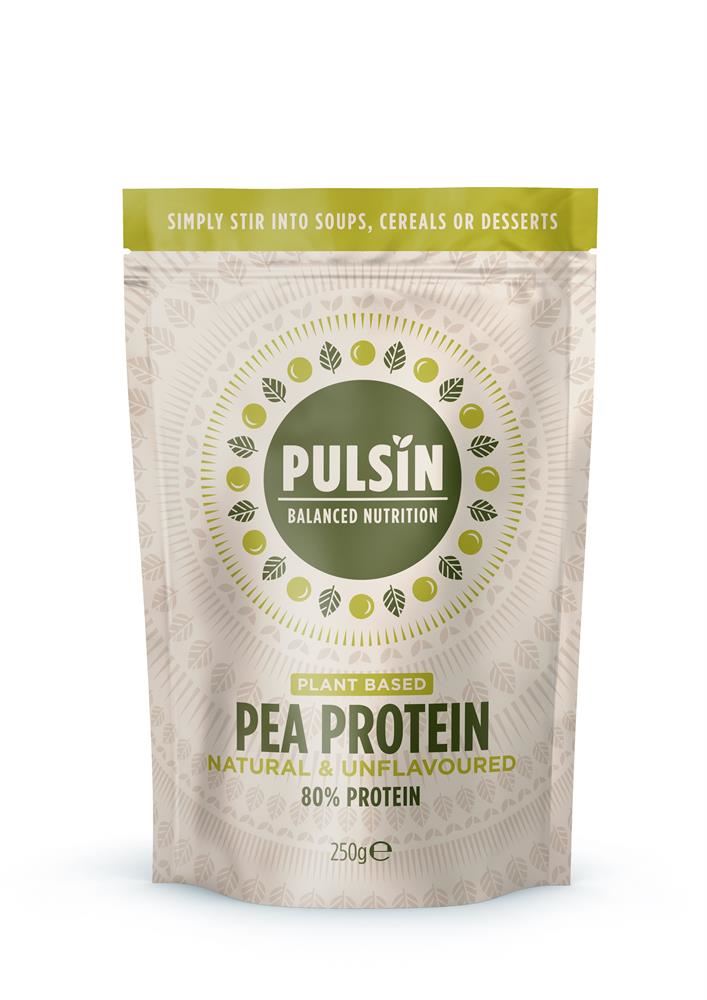 Pulsin Pea Protein Isolate Powder Unsweetened 250g – Health Plus Living