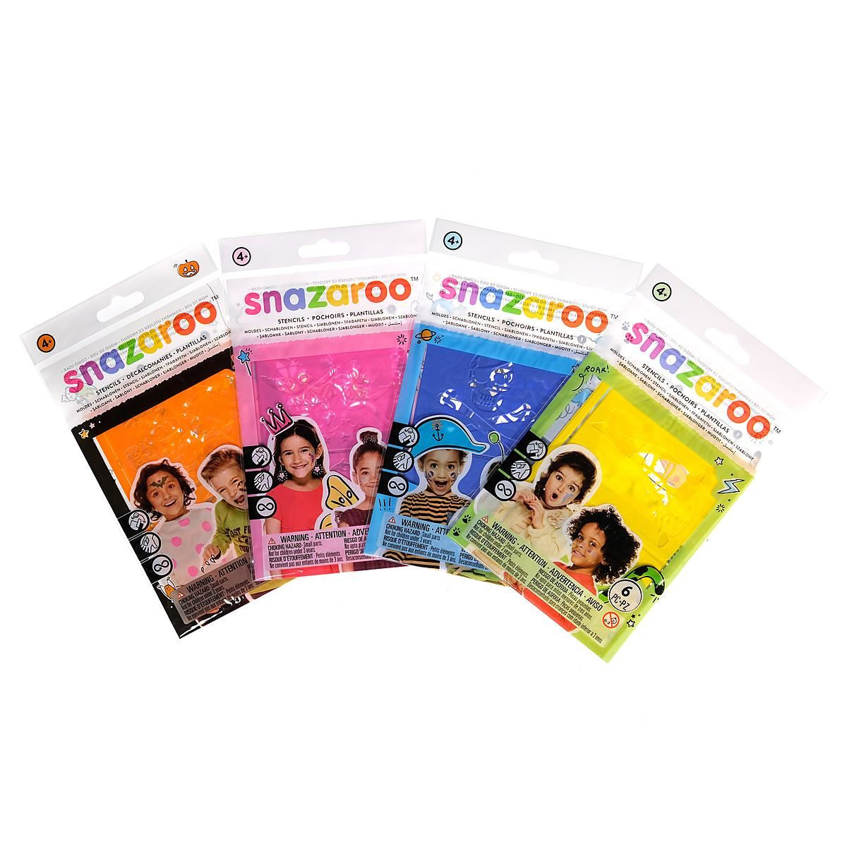 Snazaroo Reusable Face Paint Stencils - All Sets Available – Health ...