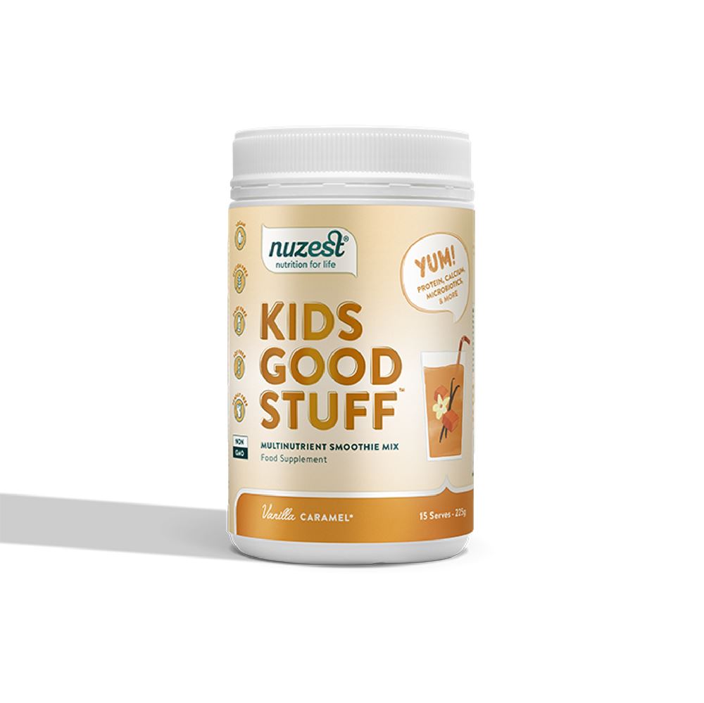 Nuzest Kids Good Stuff Vanilla Caramel 225g – Health Plus Living